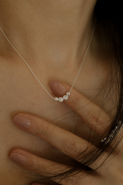 925 Silver Twinkle Smile Necklace | 925 Silver Jewellery | A KIND OOOF