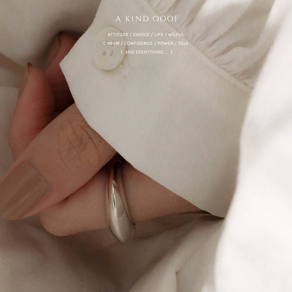 925 Minimalist Chubby Ring | 925 Silver Jewellery | A KIND OOOF