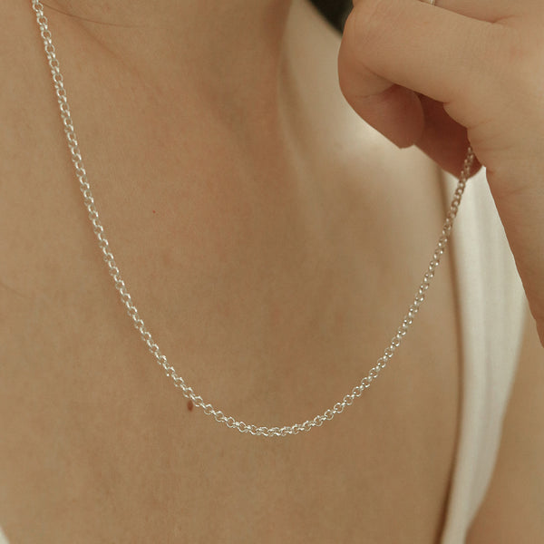 925 Minimalist Ringlet Necklace | 925 Silver Jewellery | A KIND OOOF