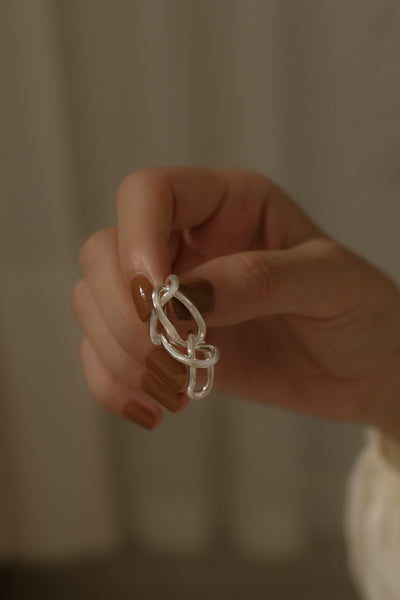 925 Silver Grande Chain Link Ring | 925 Silver Jewellery | A KIND OOOF